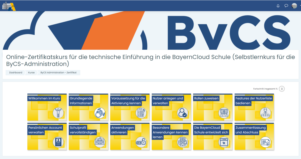 ByCS | Fortbildungsangebote für ByCS-Admins