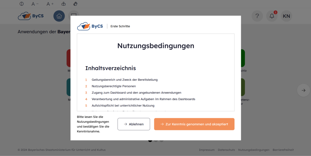 ByCS | Mein erster Login in die ByCS