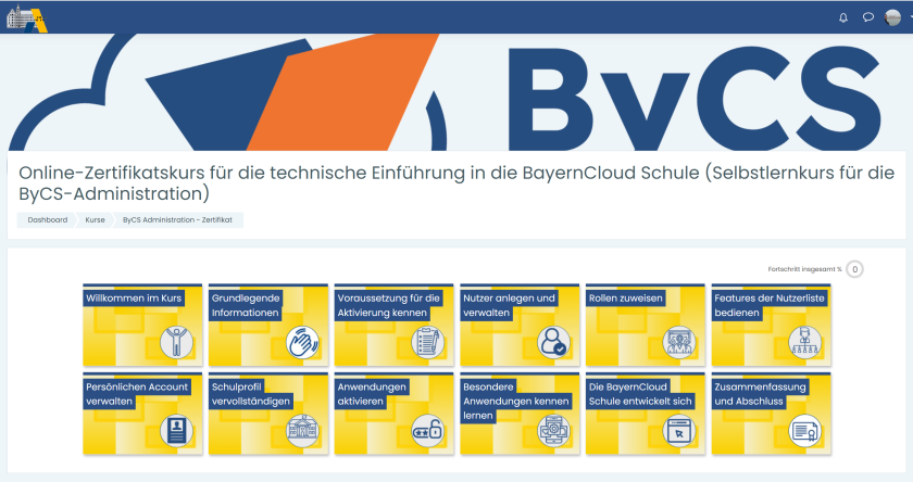 ByCS | Fortbildungsangebote für ByCS-Admins