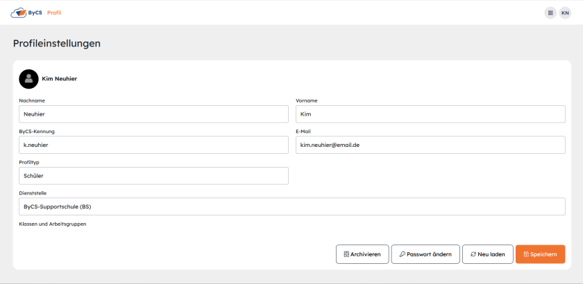 ByCS | Mein erster Login in die ByCS