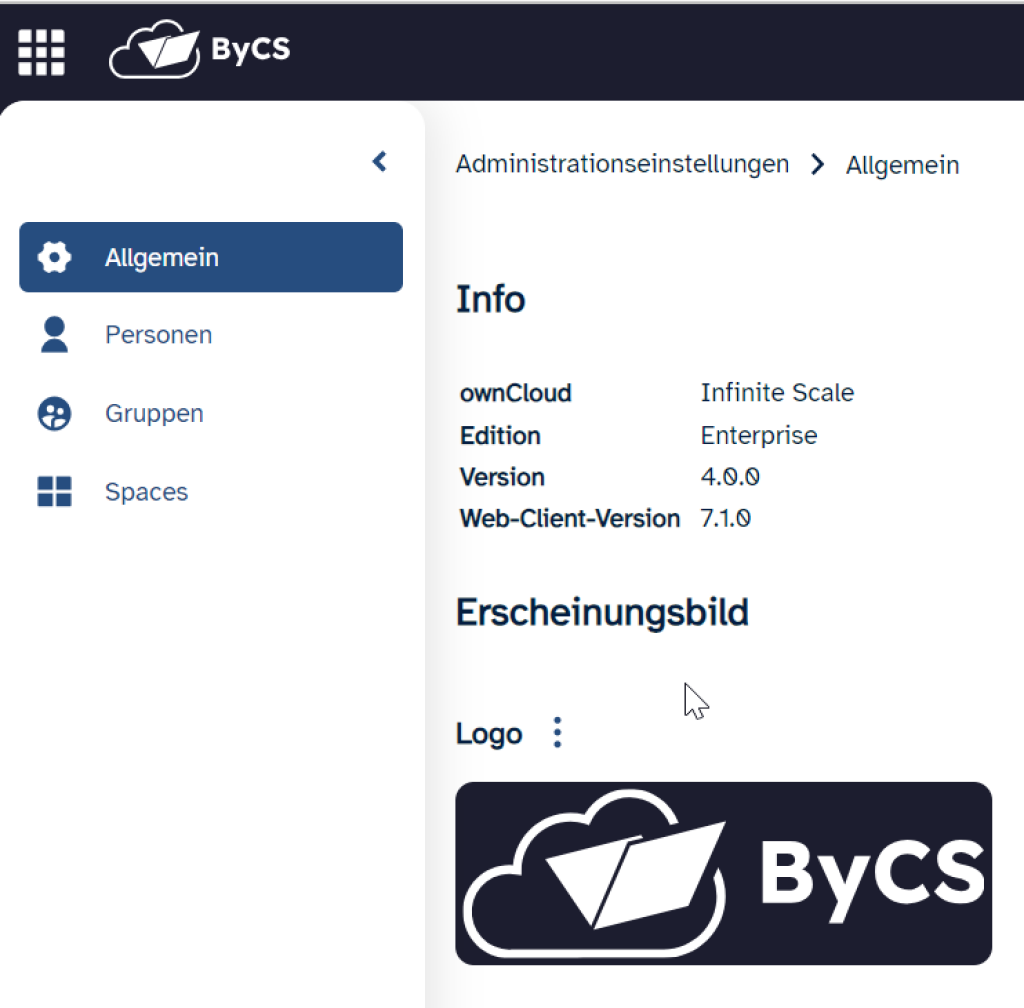 ByCS | Allgemeine Informationen einsehen (Web-Client)
