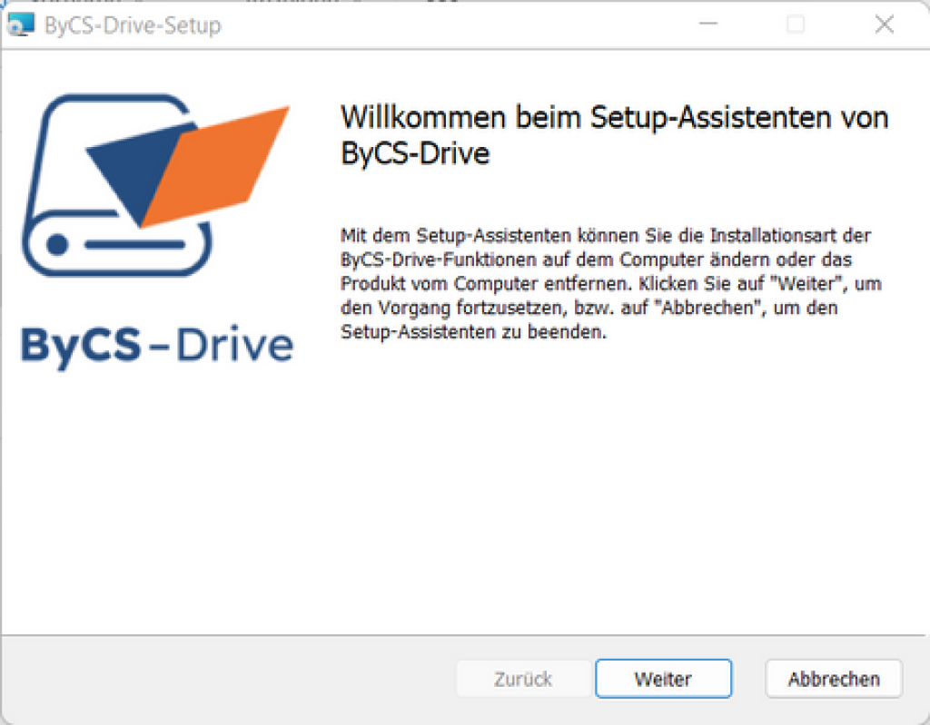 ByCS | Desktop-Client installieren (Windows)
