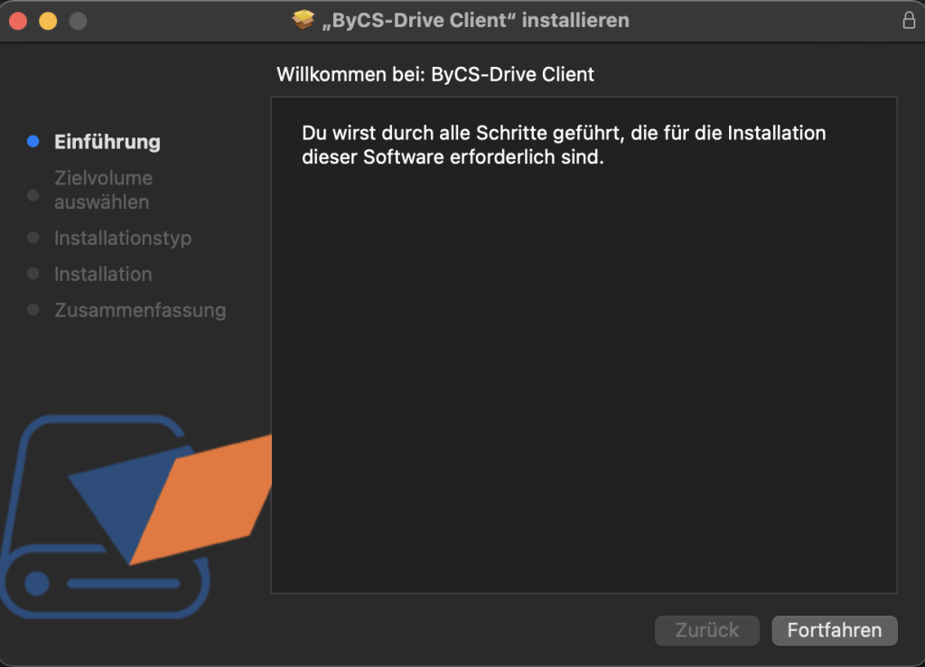 ByCS | Desktop-Client installieren (MacOS)
