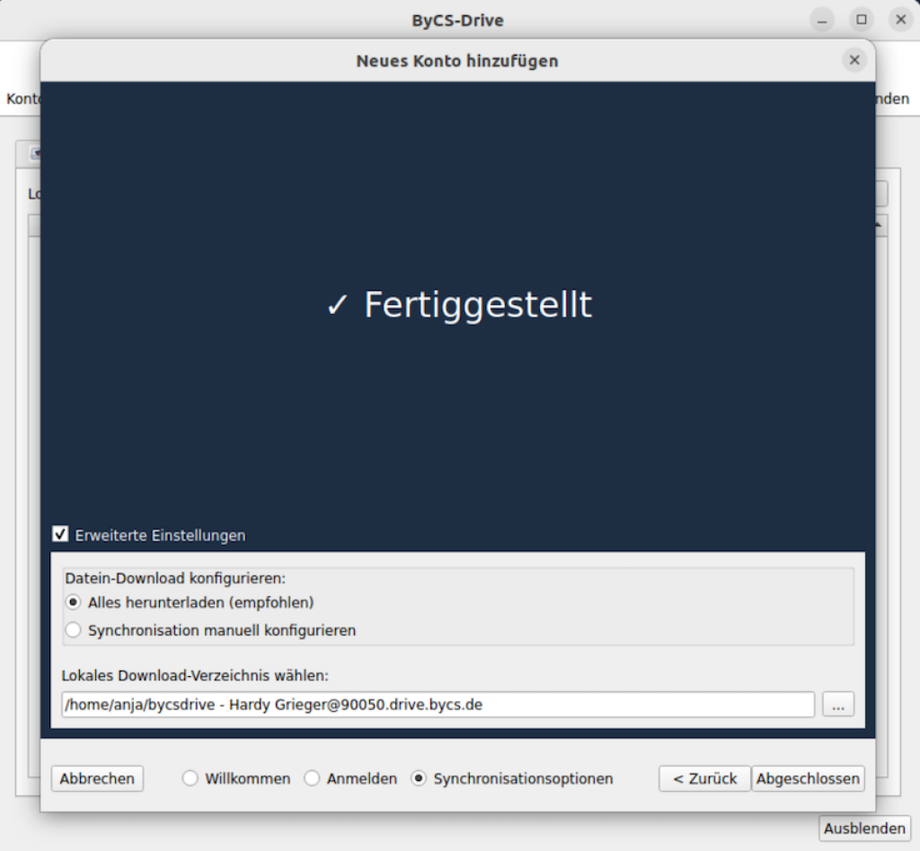 ByCS | Linux AppImage installieren (Desktop-Client)