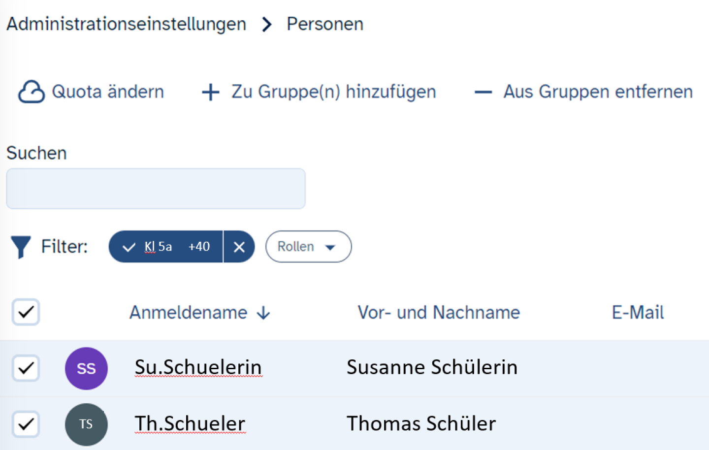 ByCS | Gruppe mit allen Schülerinnen und Schülern erstellen (Web-Client)