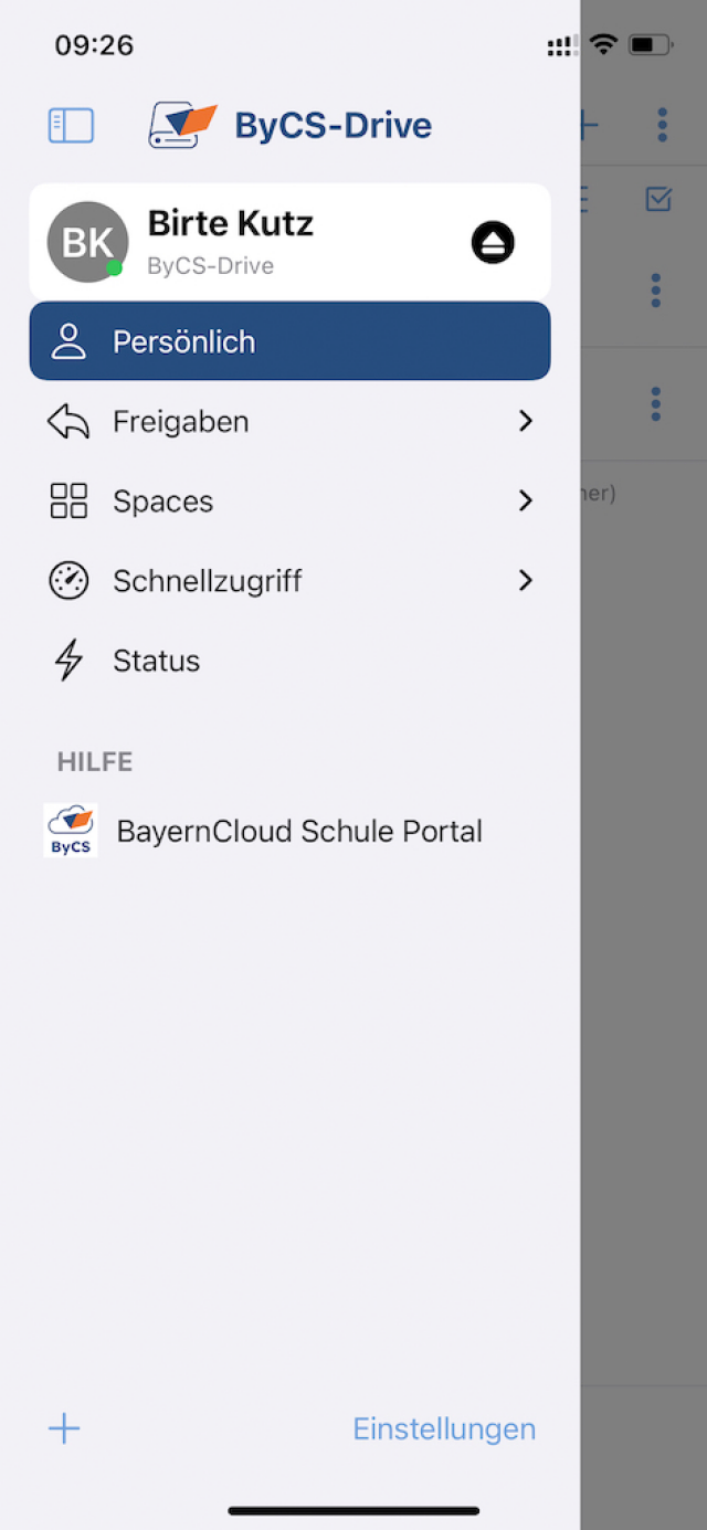ByCS | Mobile-Client installieren und sich anmelden (iOS)