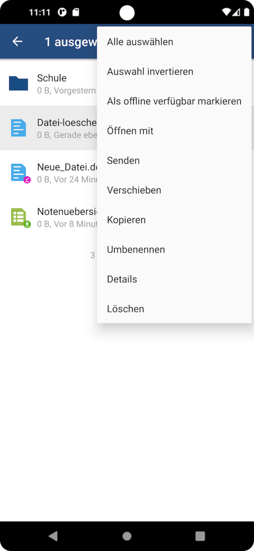 ByCS | Dateien löschen (Android)