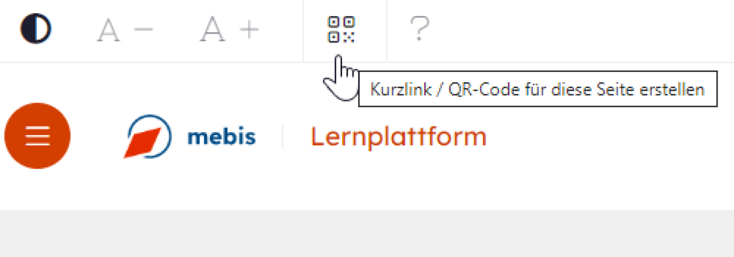 ByCS | Kurzlinks zu mebis Lernplattform-Seiten erstellen