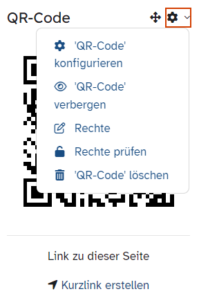 ByCS | Blöcke - QR-Code anlegen