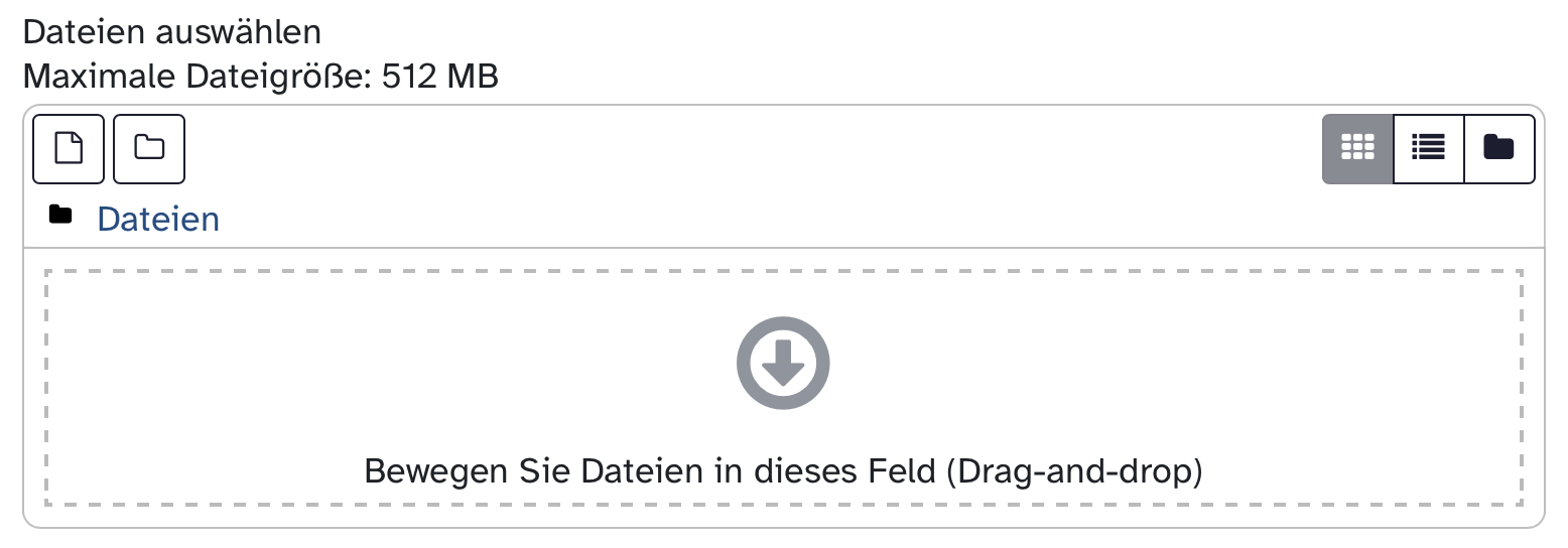 ByCS | Dateien hochladen