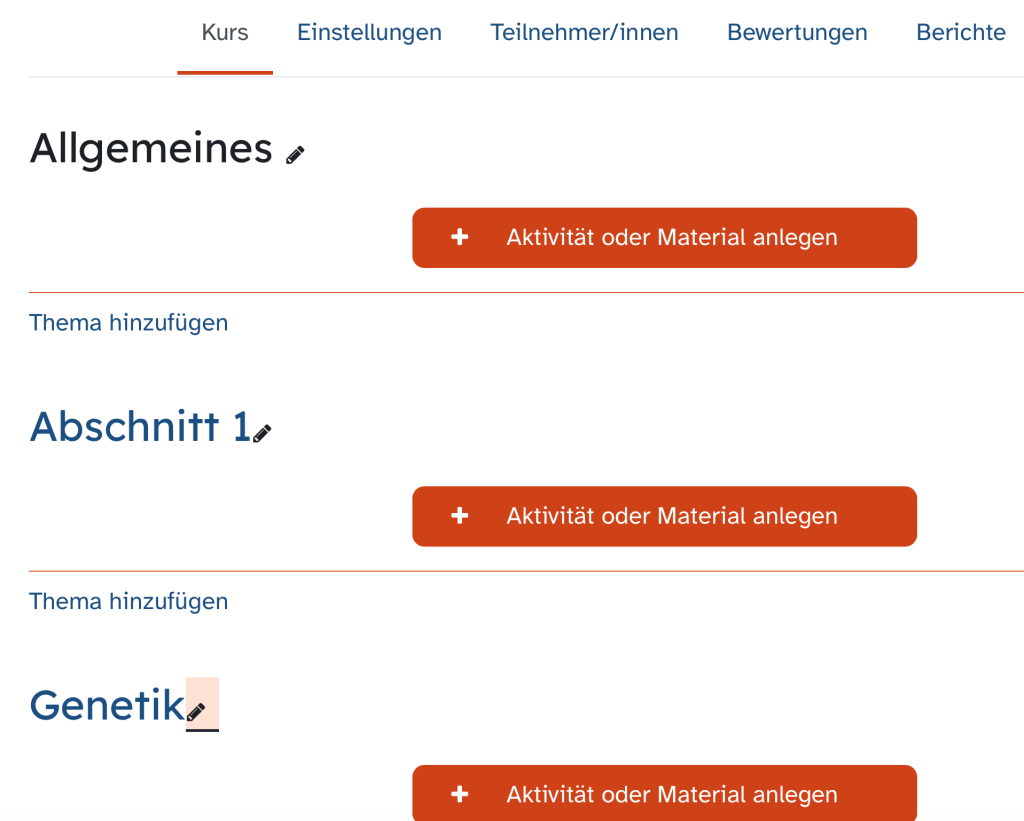 ByCS | Kursabschnittsnamen bearbeiten