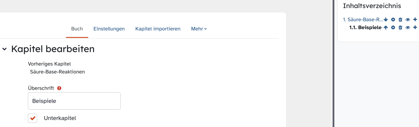 ByCS | Buch - Kapitel ergänzen
