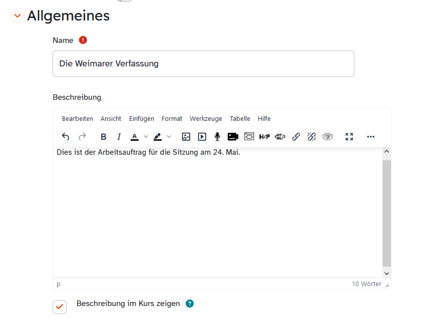ByCS | Textseite anlegen