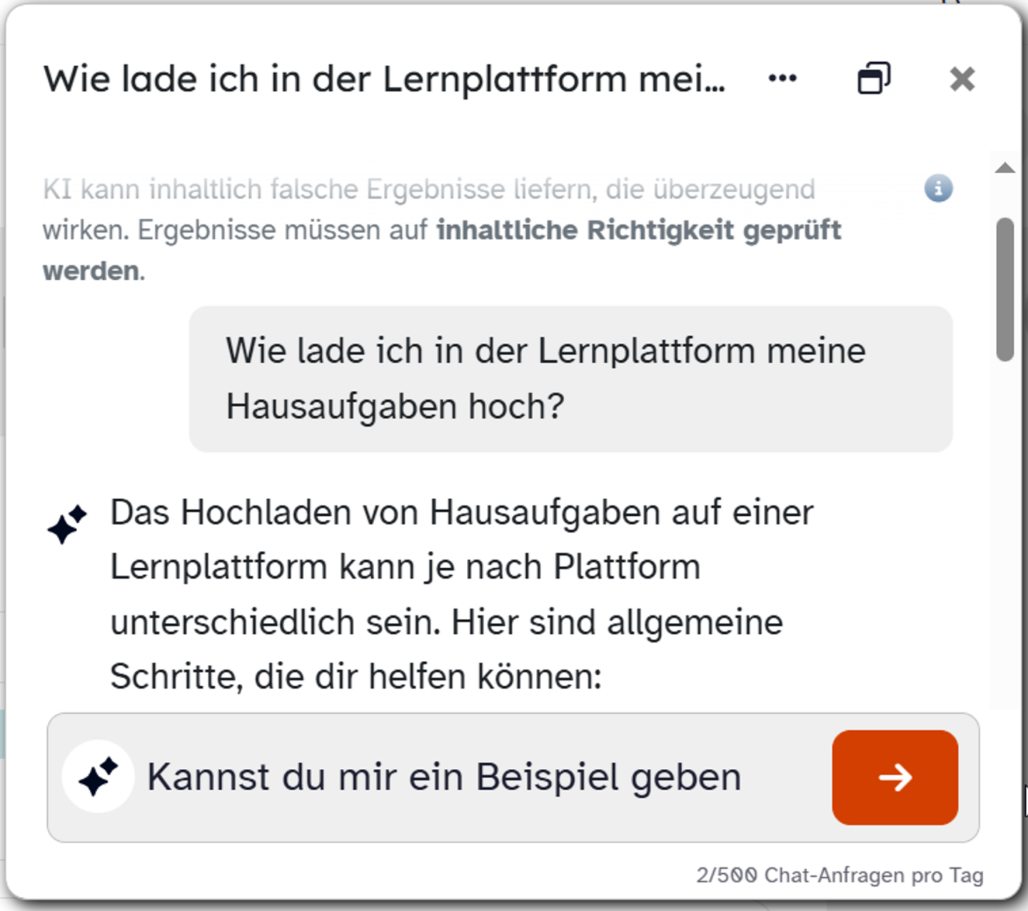 ByCS | KI-Chat nutzen für Lernende