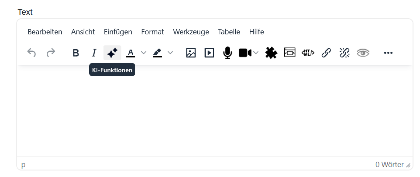 ByCS | Texteditor - KI-Funktionen im Überblick kennenlernen