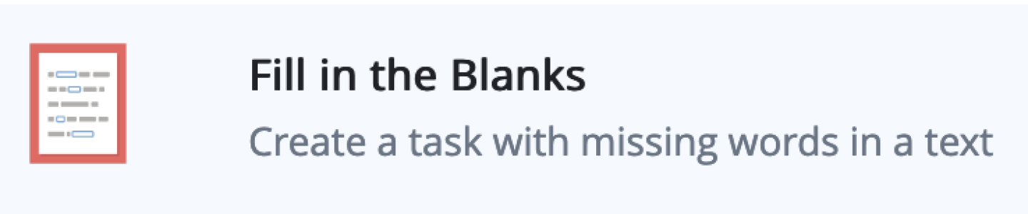 ByCS | H5P - Inhaltstyp Fill in the Blanks verwenden