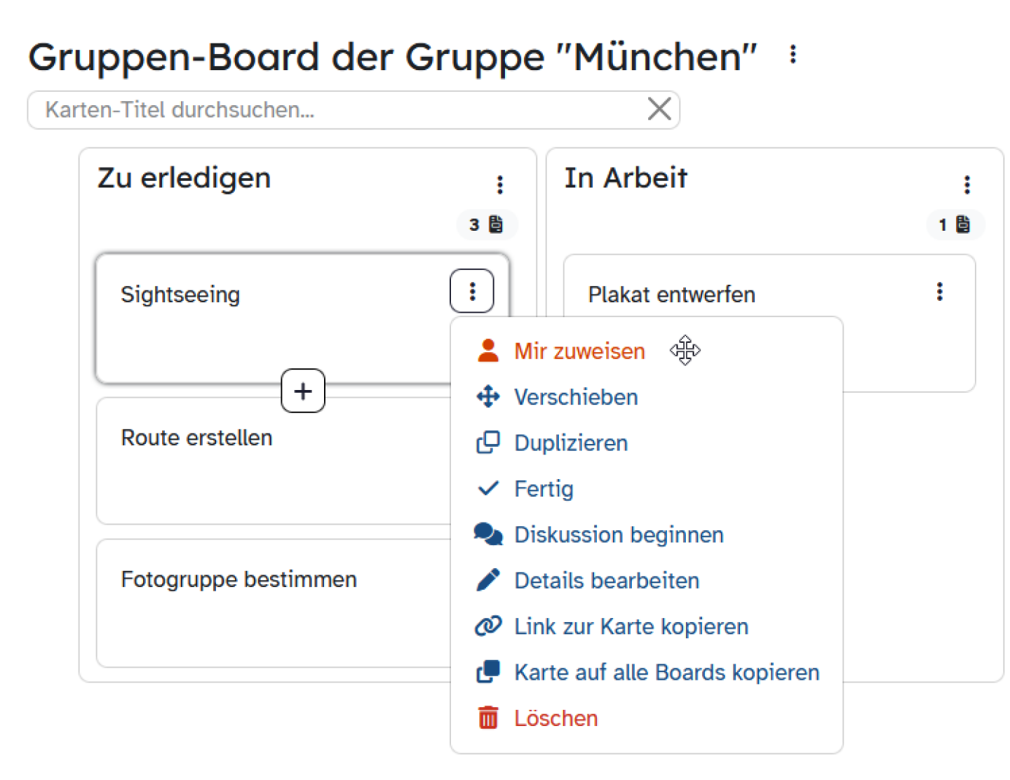 ByCS | Kanban-Board - Gruppenmodus nutzen