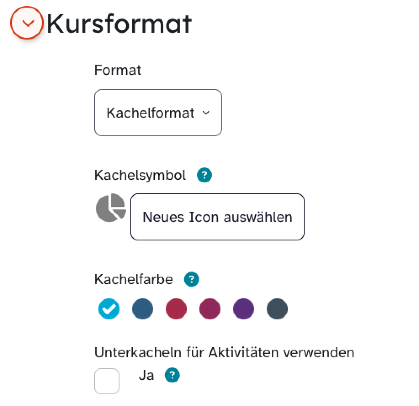 ByCS | Kachelformat einstellen