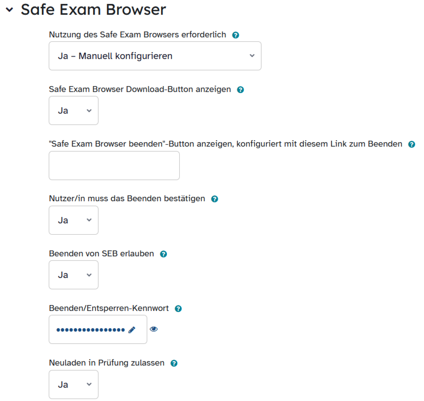 ByCS | Test – Safe Exam Browser verwenden