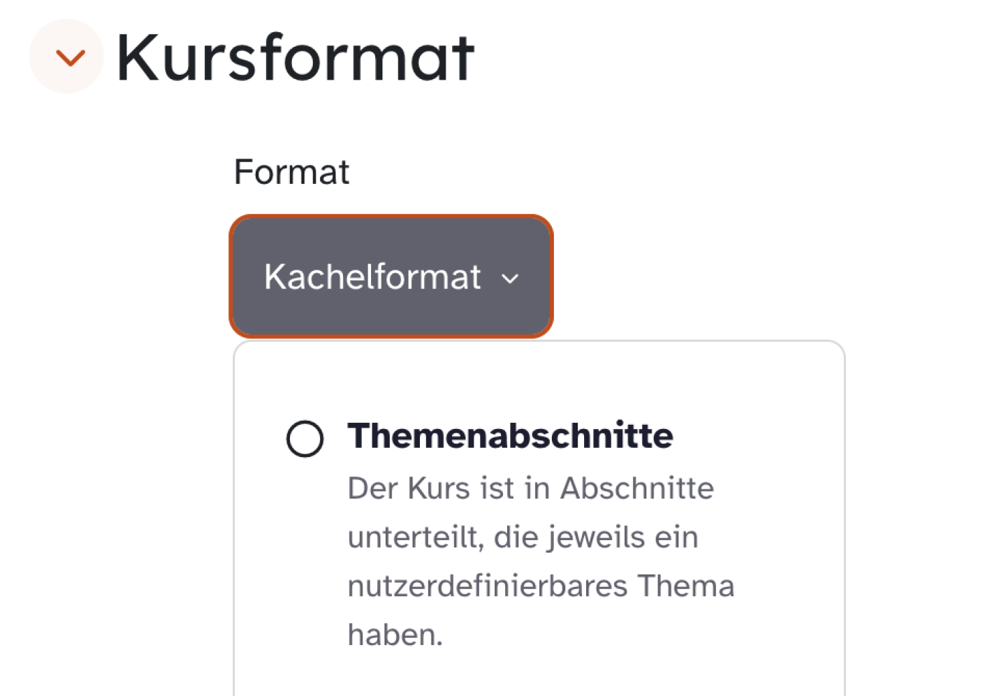 ByCS | Kursformat einrichten