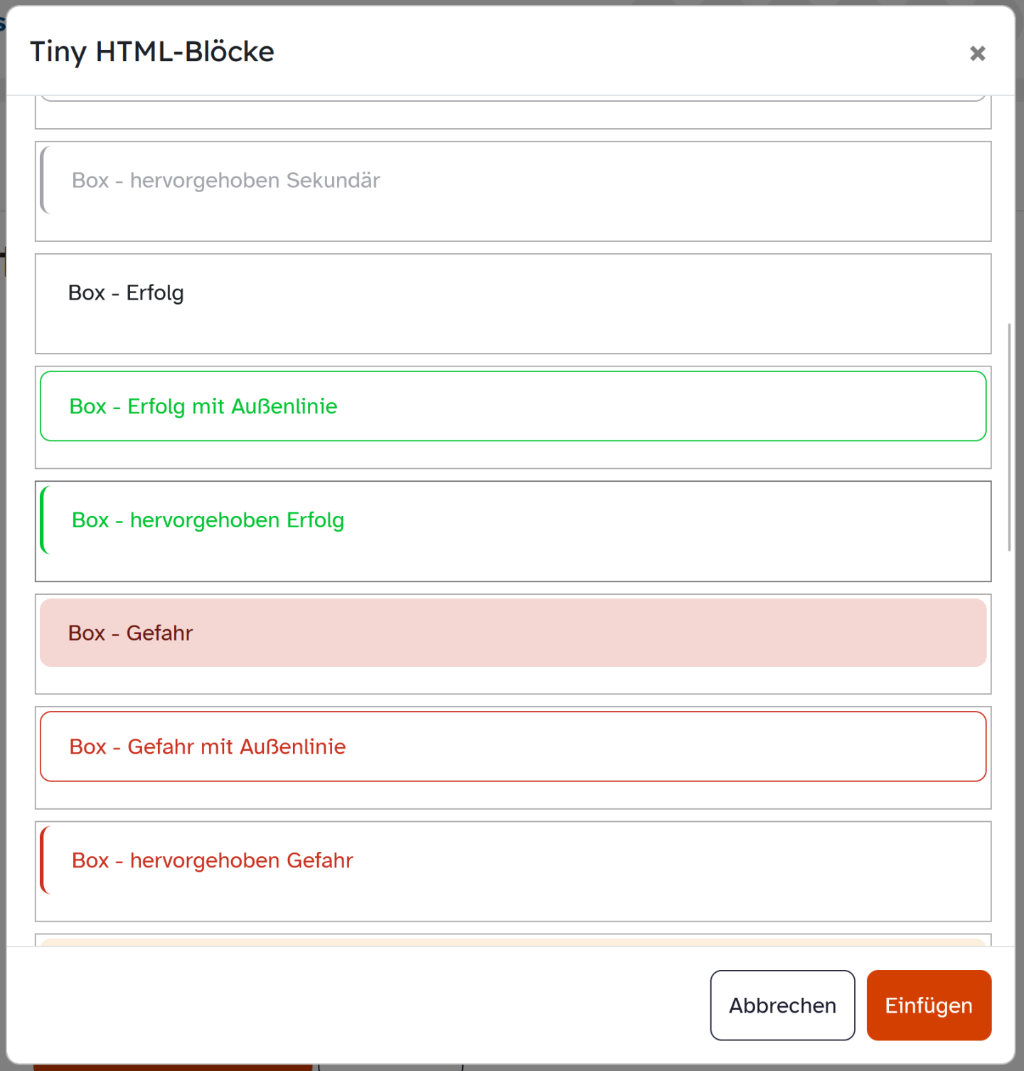 ByCS | Texteditor - Text gestalten