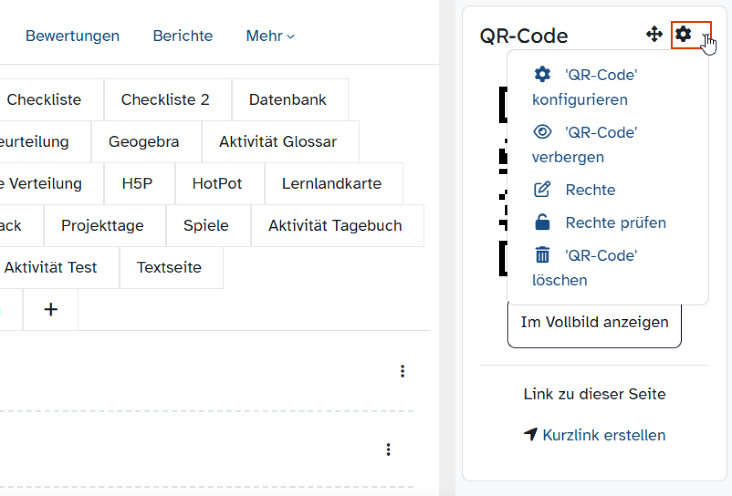 ByCS | Blöcke - QR-Code anlegen