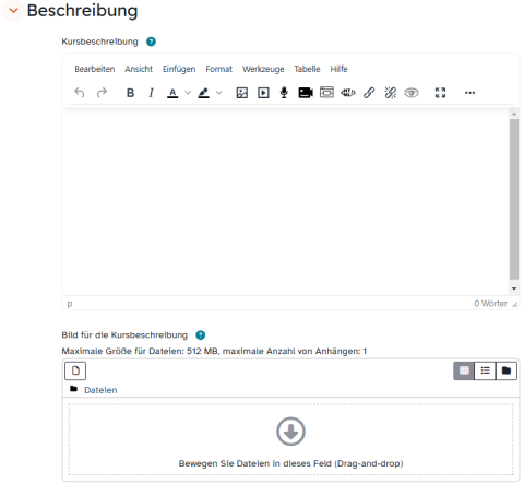 ByCS | Kachelformat – Einstellungen vornehmen