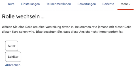 ByCS | Rollen in der Lernplattform