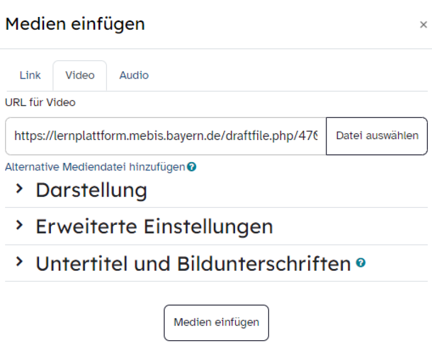ByCS | Texteditor - Video einfügen