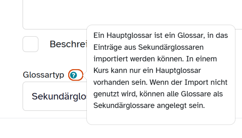 ByCS | Glossar anlegen