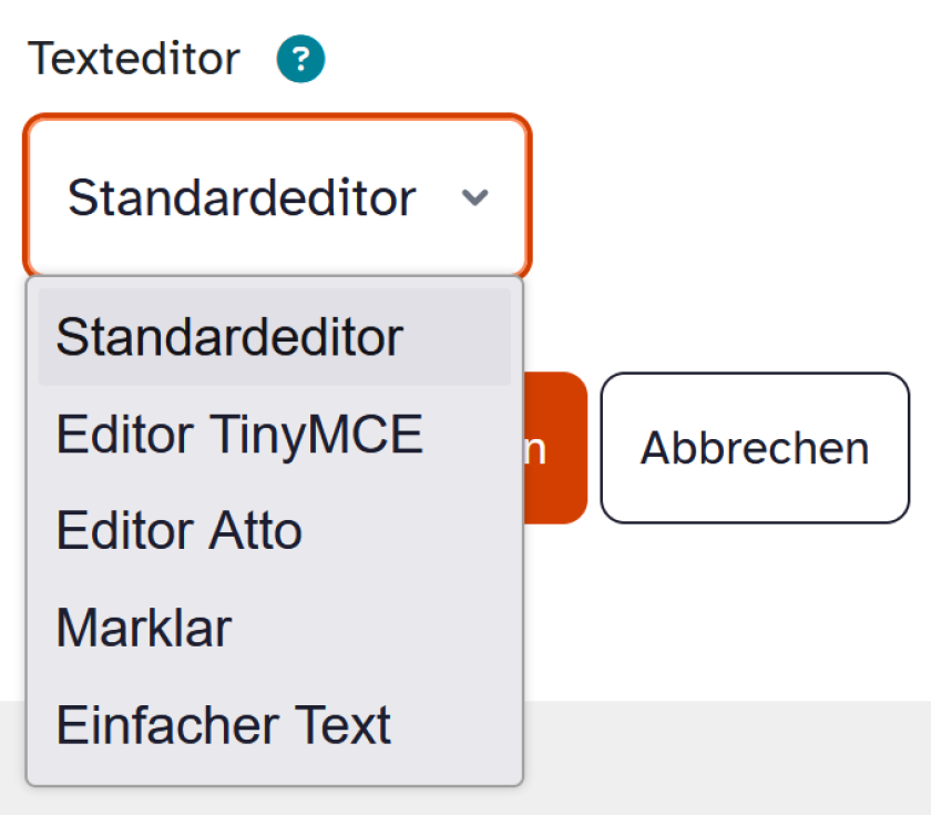 ByCS | Editor einstellen