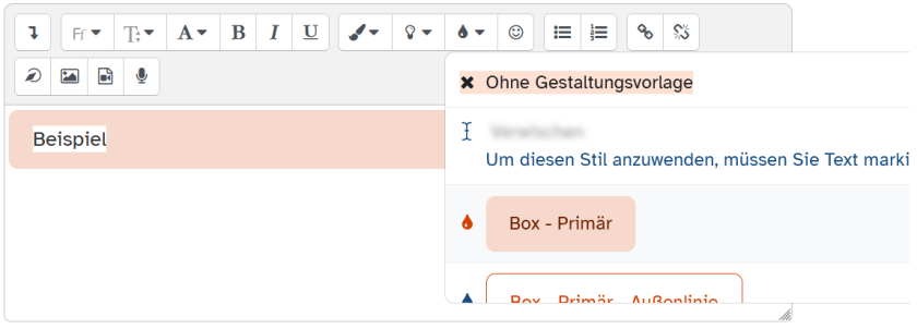 ByCS | Texteditor - Text gestalten