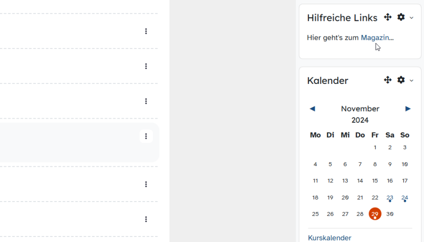 ByCS | Blöcke - Textblock anzeigen