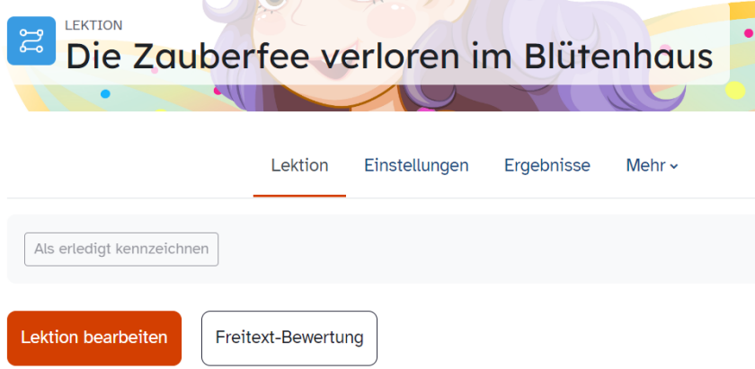 ByCS | Lektion – Ablaufkontrolle einstellen