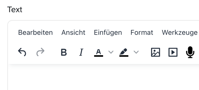 ByCS | Texteditor - Bild einfügen