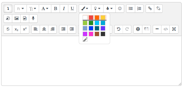 ByCS | Texteditor - Schrift farbig hervorheben