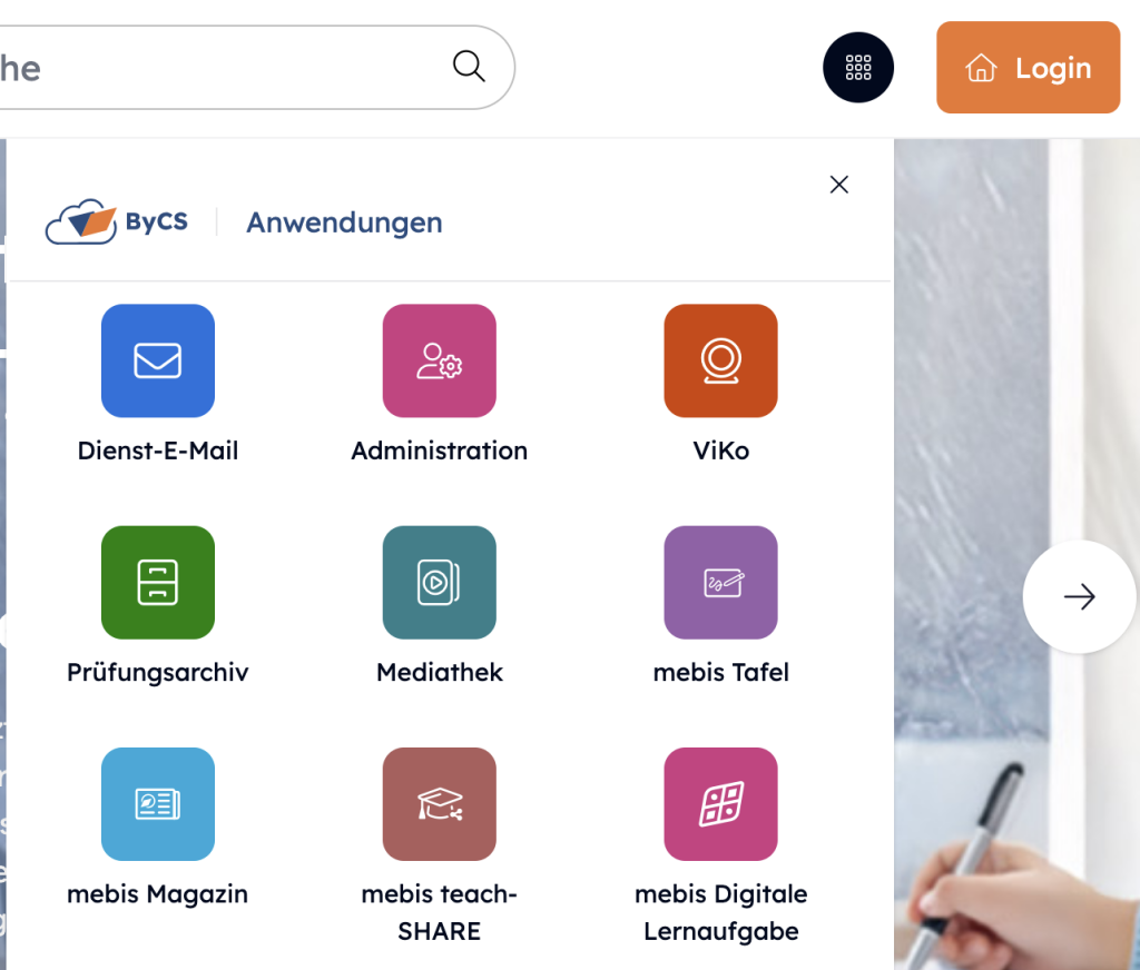 ByCS | Mediathek aufrufen