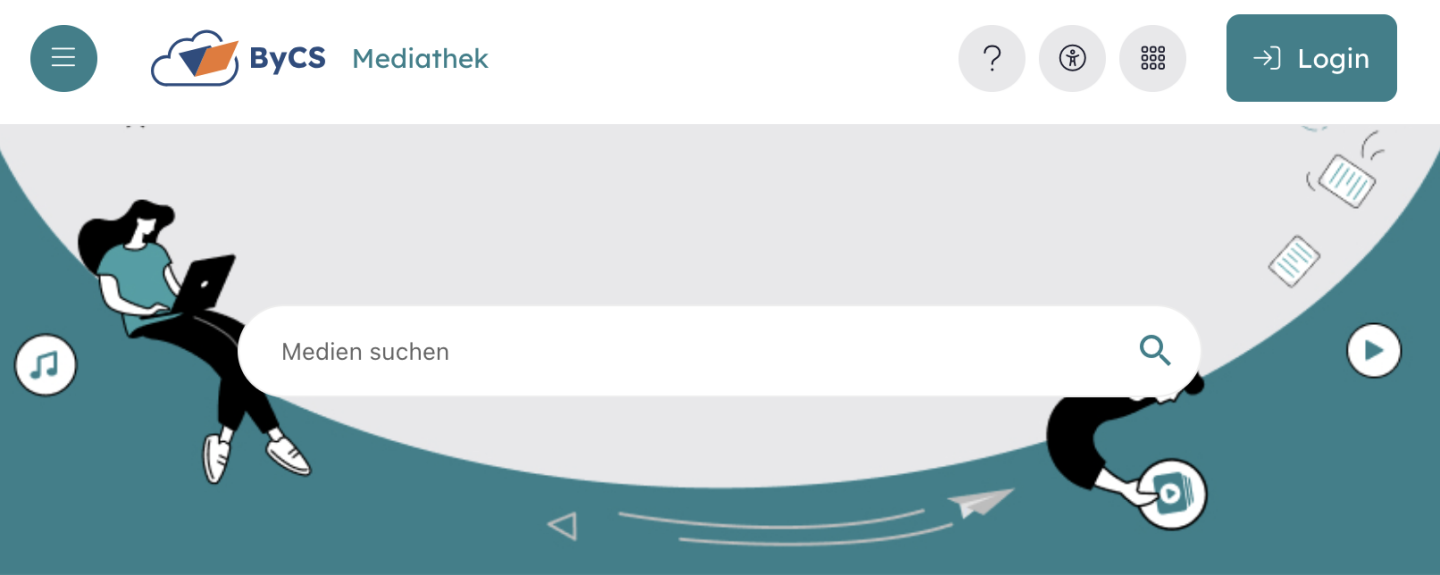 ByCS | Mediathek aufrufen