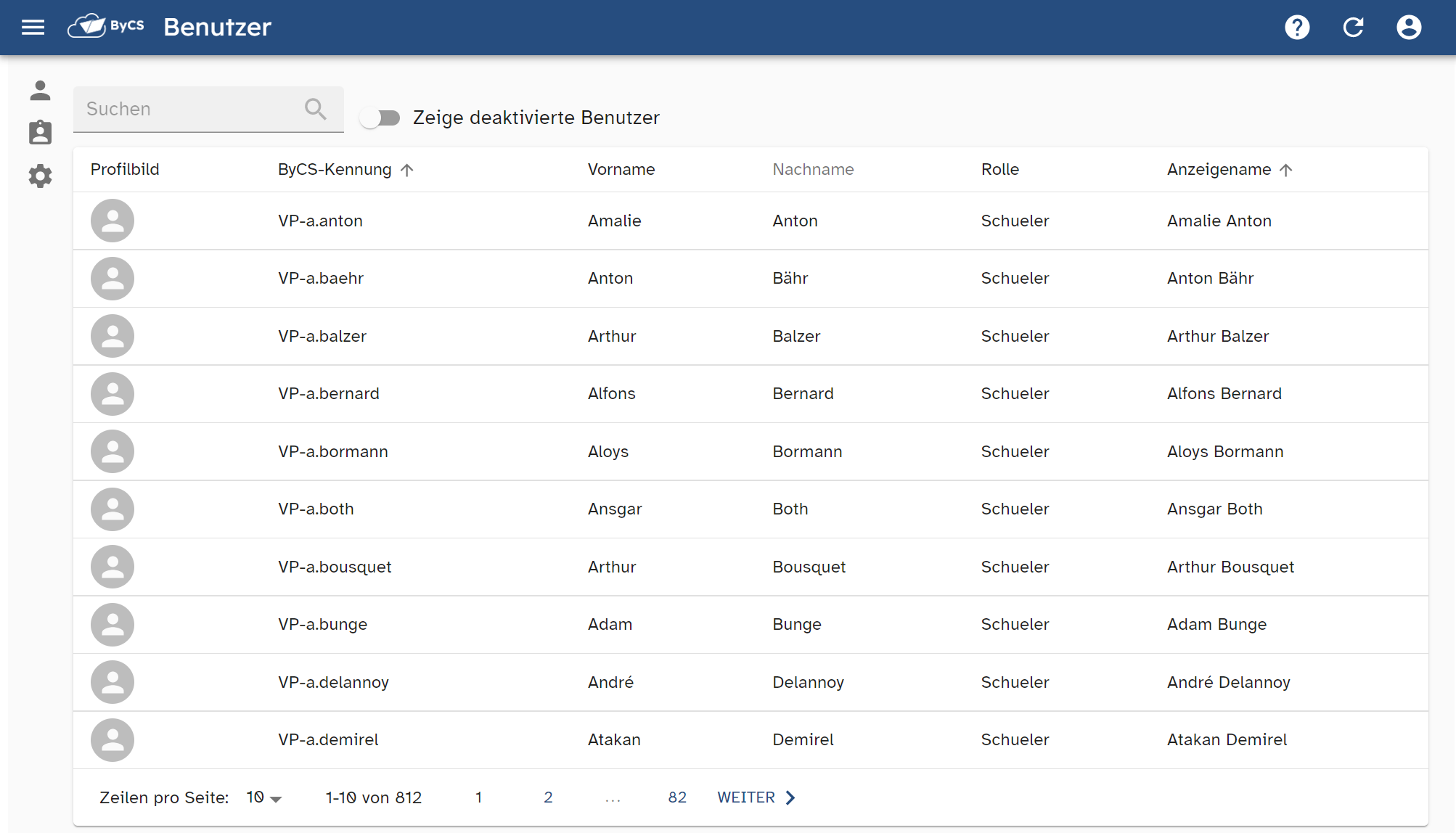 ByCS | Sich im Admin-Portal anmelden