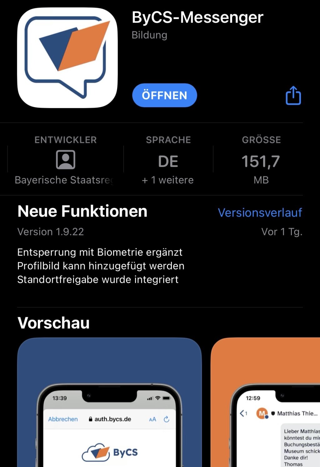 ByCS | App herunterladen (iOS)