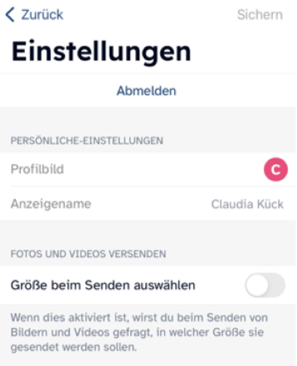 ByCS | Allgemeine Einstellungen vornehmen (iOS)