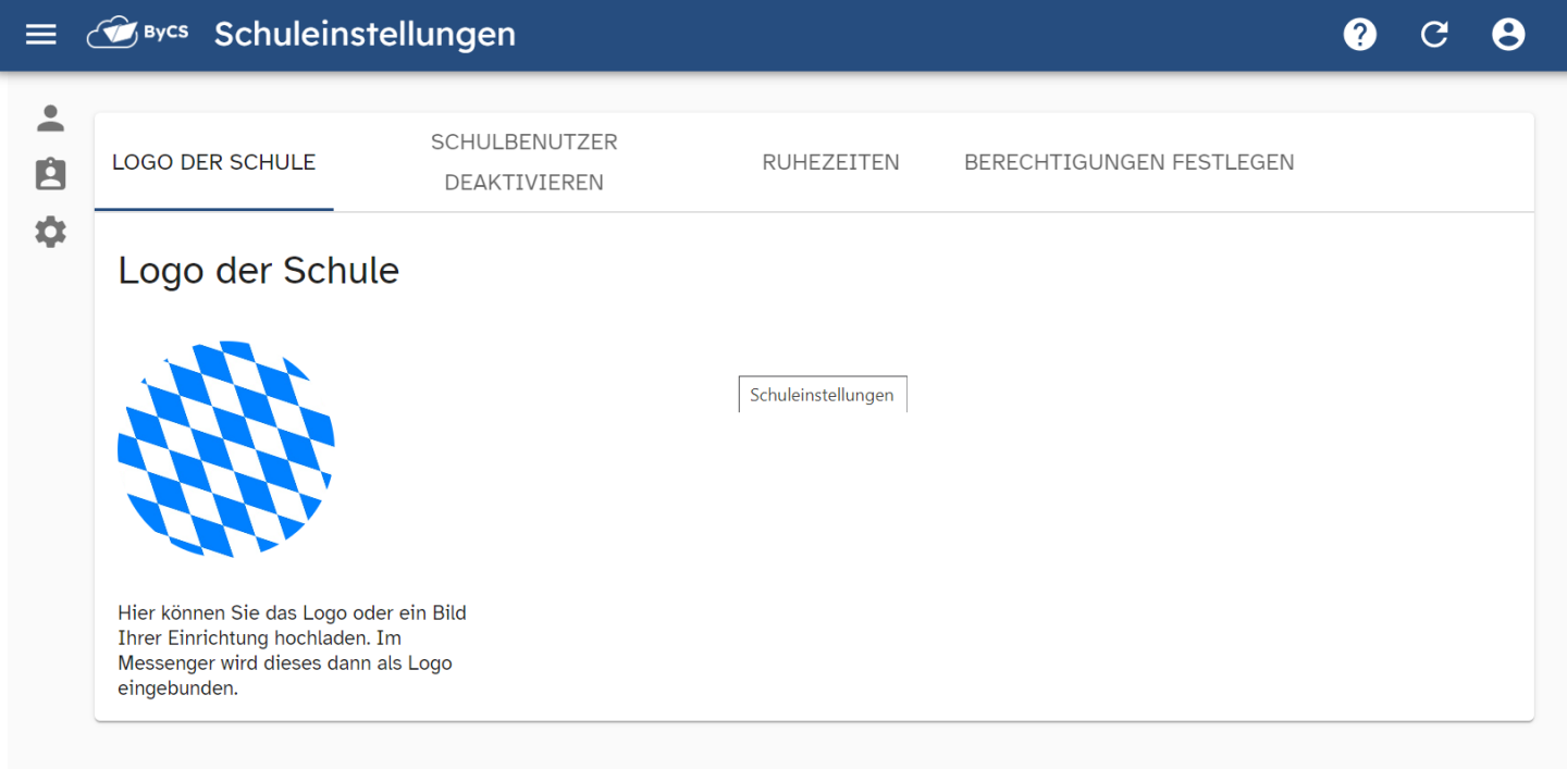 ByCS | Logo der Schule ändern