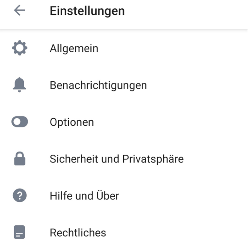 ByCS | Allgemeine Einstellungen vornehmen (Android)
