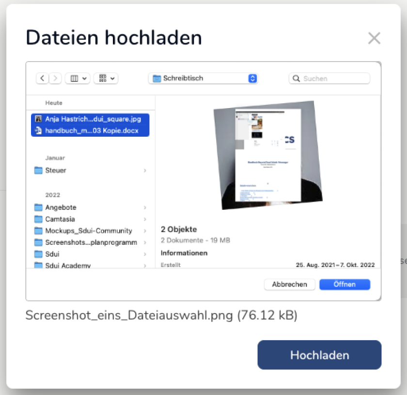ByCS | Dateien teilen
