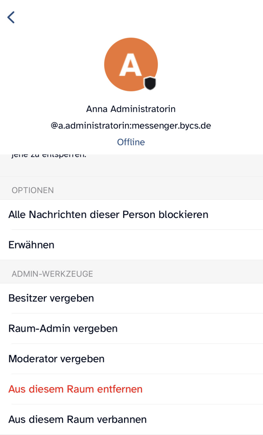 ByCS | Administrationswerkzeuge verwenden (iOS)