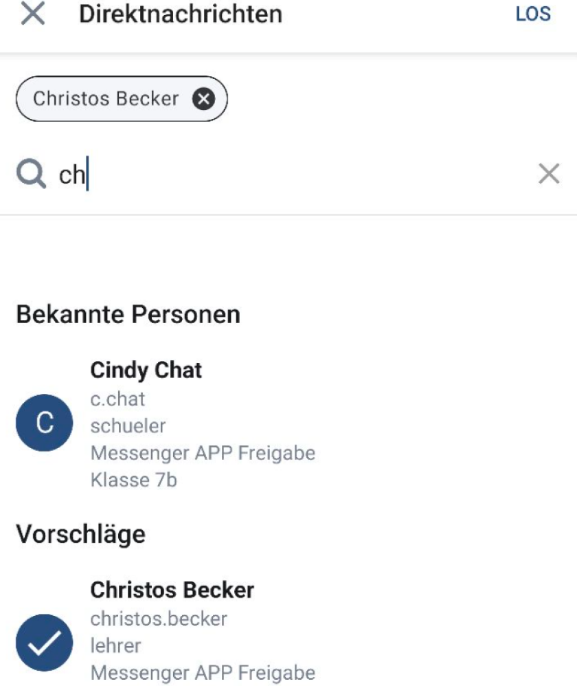 ByCS | Unterhaltung beginnen (Android)