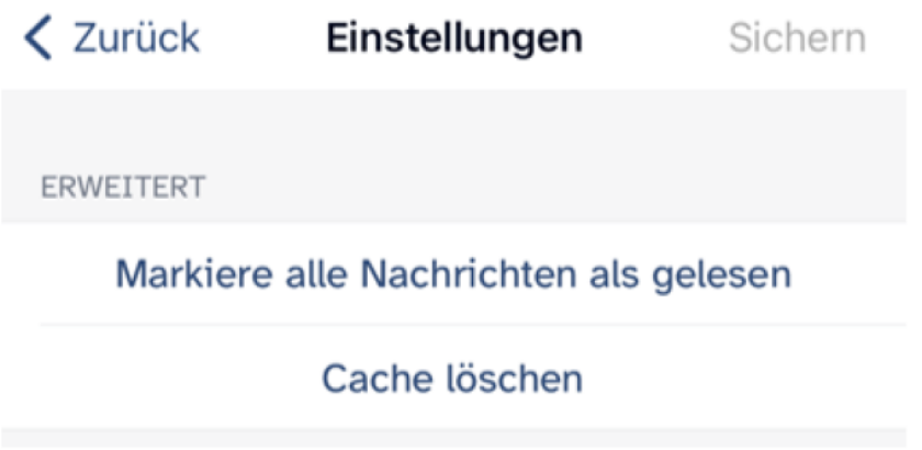 ByCS | Erweiterte Einstellungen vornehmen (iOS)
