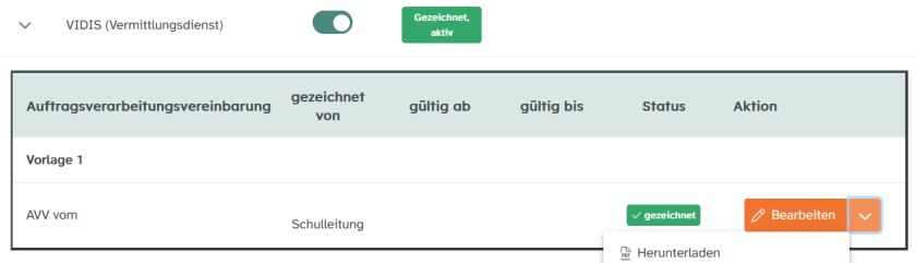 ByCS | VIDIS aktivieren